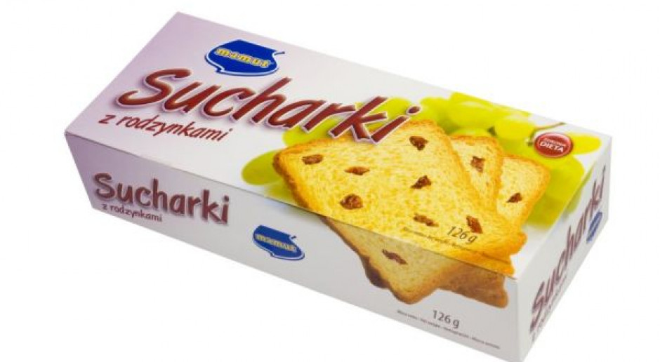 Sucharki z rodzynkami, witaminami i letycyną