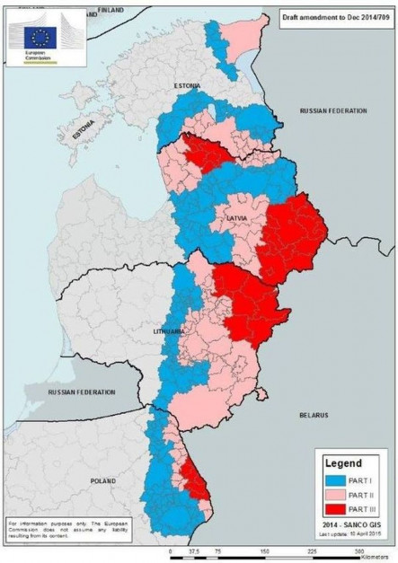 Nowa mapa ASF - galeria FMCG, spożywcza