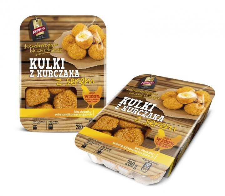 Konspol wprowadza kulki z kurczaka z serem - Mięso wędliny ryby