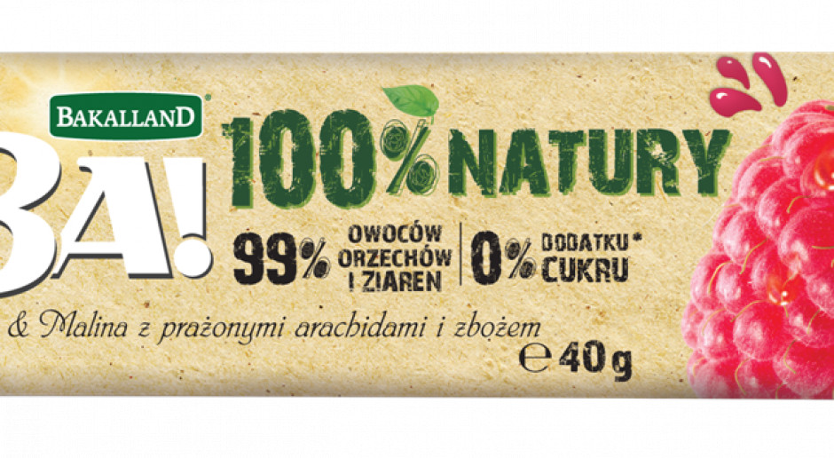 Nowe batony owocowe Bakalland BA! 100% Natury
