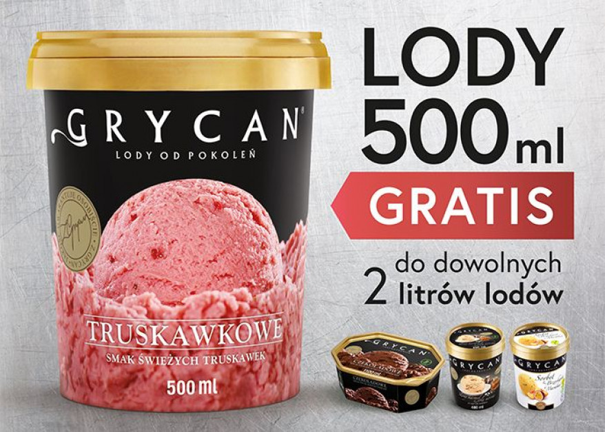 Grycan ze specjalną ofertą lodową