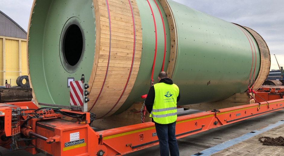 Fracht FWO Polska dostarcza młyny przemysłowe z Niemiec