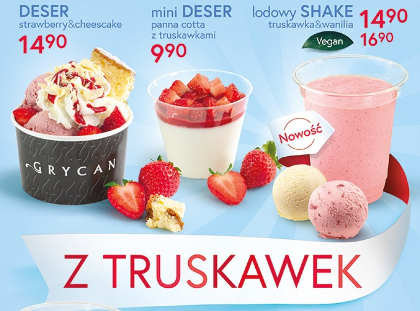 Nowa oferta Grycan – Lody od pokoleń z udziałem truskawek - Słodycze ...
