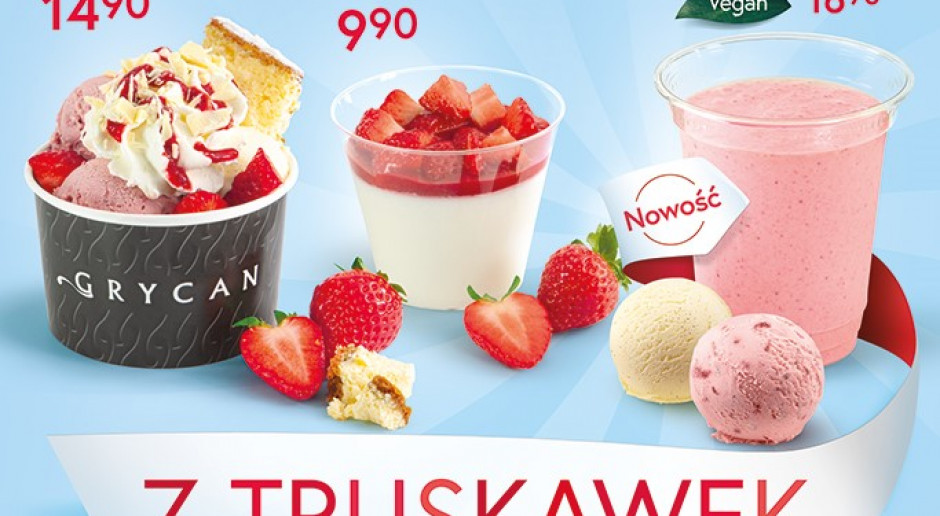 Nowa oferta Grycan – Lody od pokoleń z udziałem truskawek