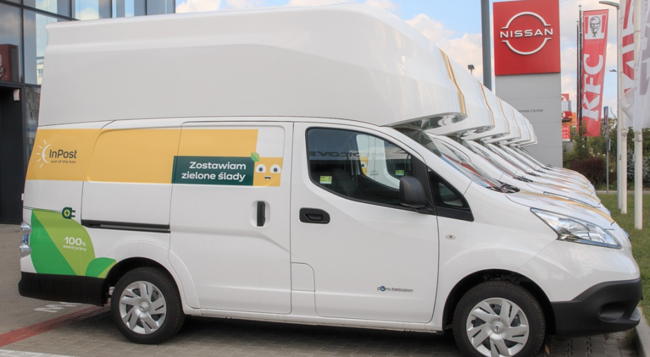InPost: 300 elektrycznych samochodów kurierskich w 2021 r.