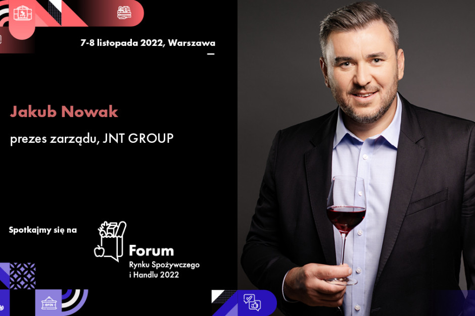 Jakub Nowak, prezes zarządu JNT GROUP, prelegentem na FRSiH 2022