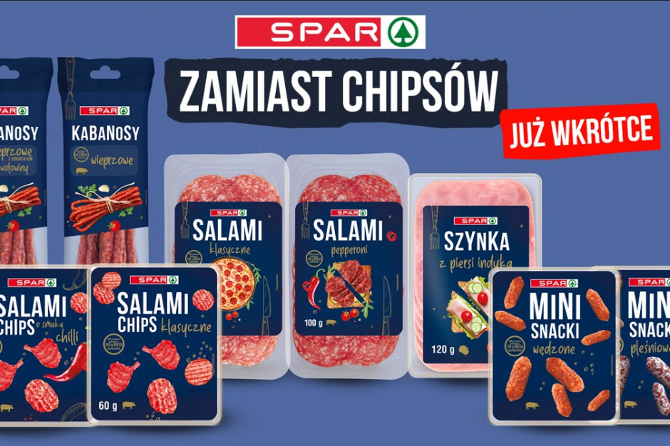 Latem Spar stawia na przekąski. Nowe produkty marek własnych