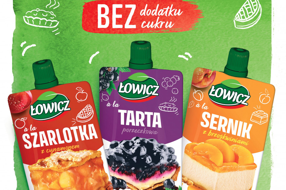 Nowe przekąski od Łowicz. Popularne ciasta w wersji płynnej