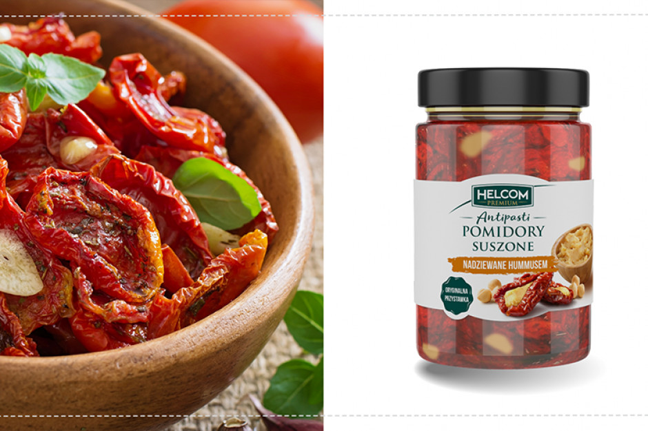 Greek Trade stawia na kolejną nowość - Antipasti z hummusem marki Helcom Premium!