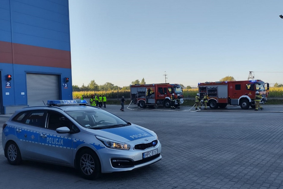 Ćwiczenia w Cedrobie. Wyciek gazu, ewakuacja i zderzenie dwóch pojazdów