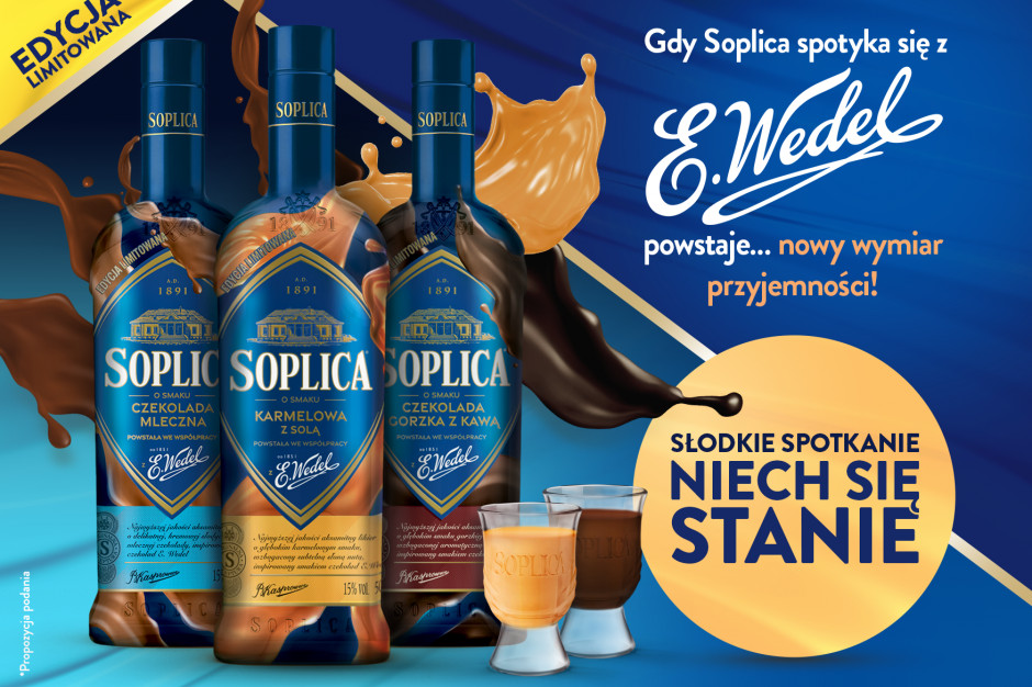 Soplica łączy siły z E. Wedel. Nowa limitowana edycja likierów
