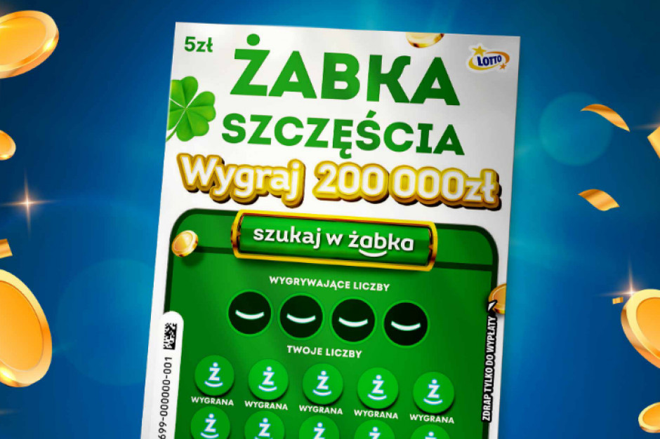 Żabka razem z Lotto mają nową zdrapkę