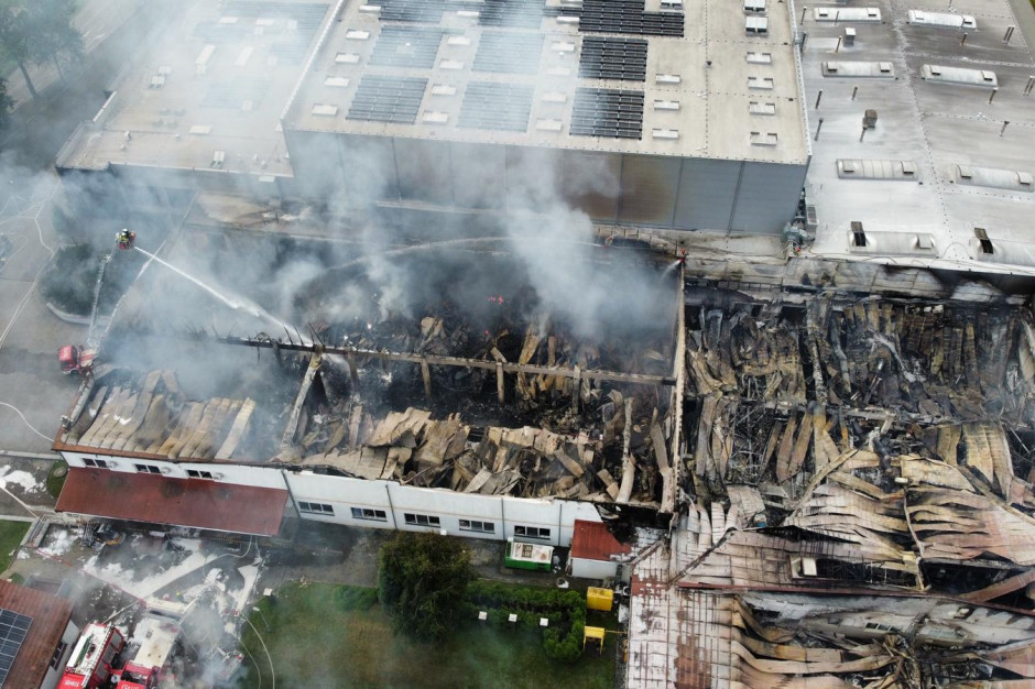 Pożar zakładu spożywczego produkującego paluszki. Firma wydała komunikat