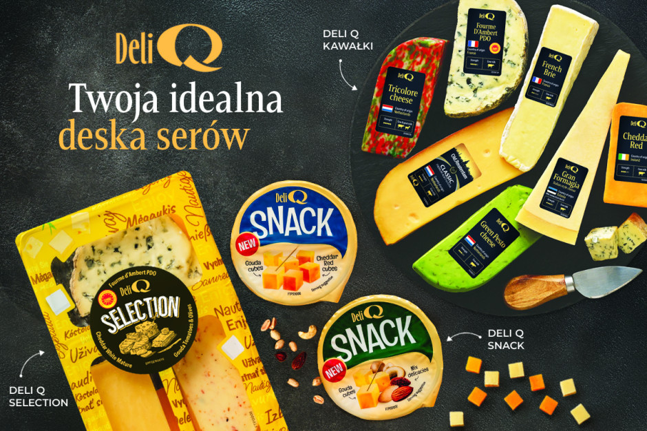 Kawałki serów Deli Q oraz przekąski Deli Q Snack – Idealne na sezonowe ...
